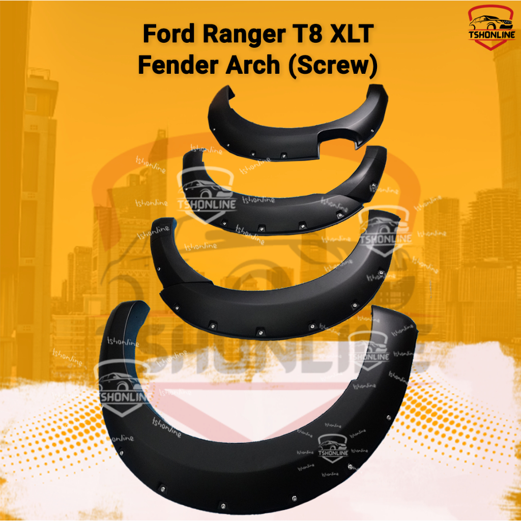 Ford Ranger T7 T8 XLT Fender Arch Big with Screw T7 T8 XLT Wheel Arch ...