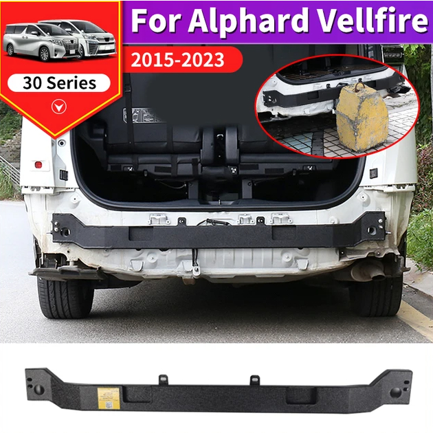 REAR BUMPER ANTI CRASH BAR TYPE ONE TOYOTA VELLFIRE ALPHARD 2015-2023 ...
