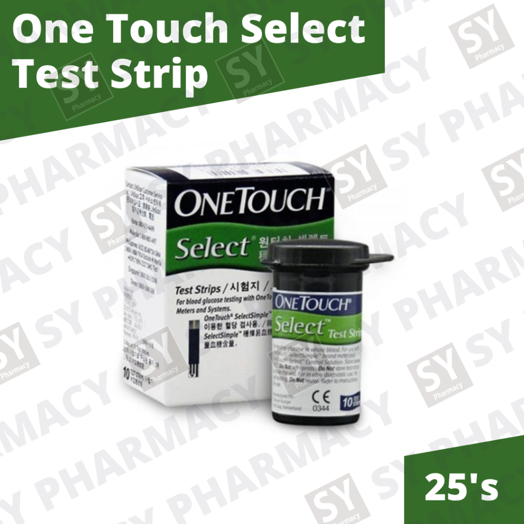 [FOR ONE TOUCH SELECT SIMPLE MACHINE] One Touch Select Test Strip 25's ...