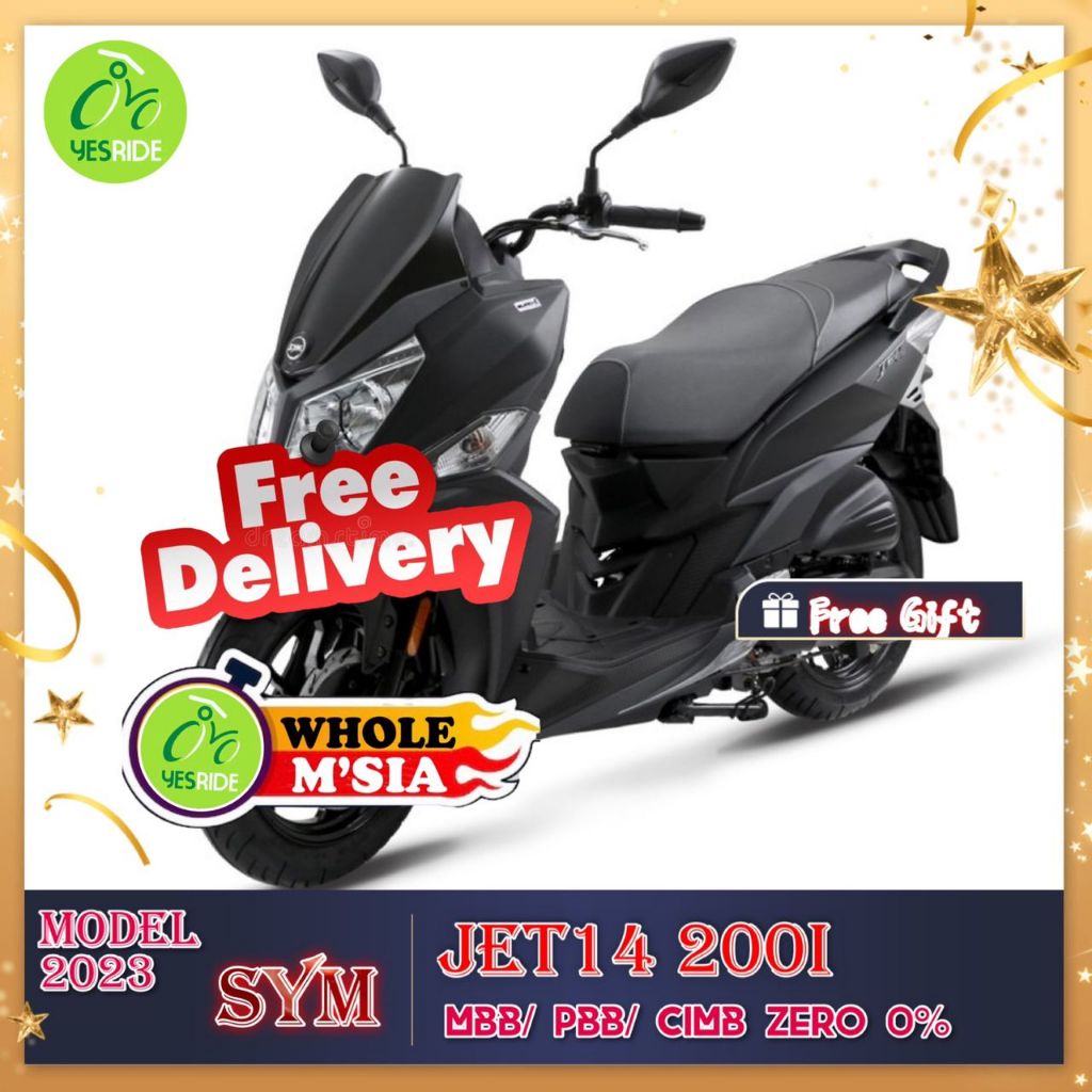 SYM Jet14 200i Interchanged Model | Shopee Malaysia
