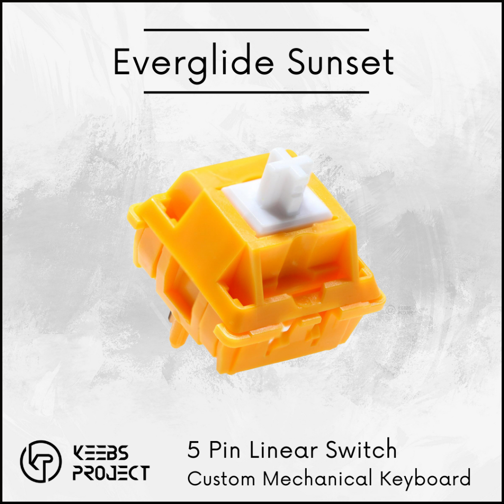 [READY STOCK] Everglide BSun Sunset Yellow Switch RGB SMD Linear 51g ...