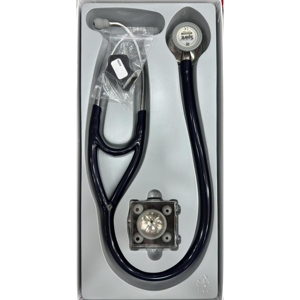 SPIRIT Triplexcon Deluxe Cardiology Stethoscope - Black CK-SS747PF ...