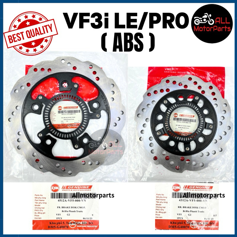 VF3 VF3i PRO V3 LE [ ABS ] FRONT REAR DISC PLATE BRAKE PIRING DEPAN ...