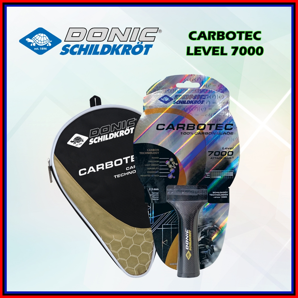 Donic-Schildkröt CarboTec 7000 100% Carbon Table Tennis Racket Ping ...