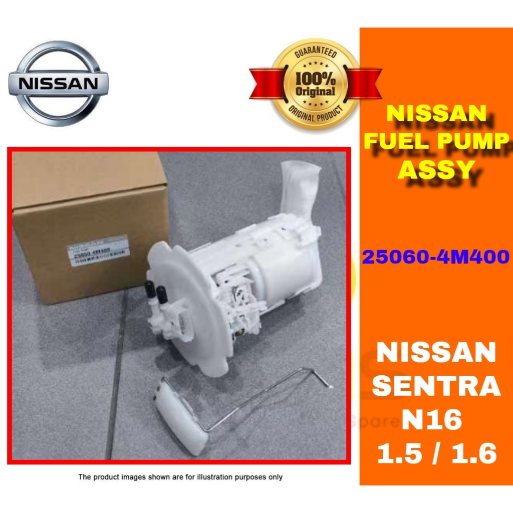 100% ORIGINAL NISSAN FUEL PUMP 4PIN - NISSAN SENTRA N16 1.5 / 1.6 ...
