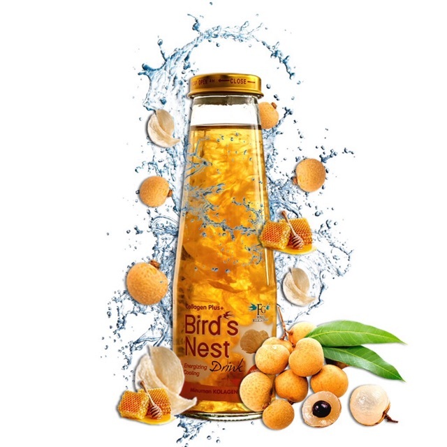 FG Walet Bird's Nest Collagen Plus Drink Honey Longan 250ml | Shopee ...