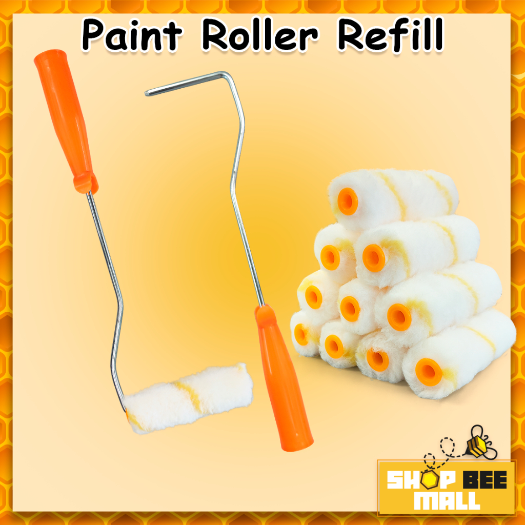 4 Inch Paint Roller Refill Solvent Based Wall Painting Tools Berus Cat ...