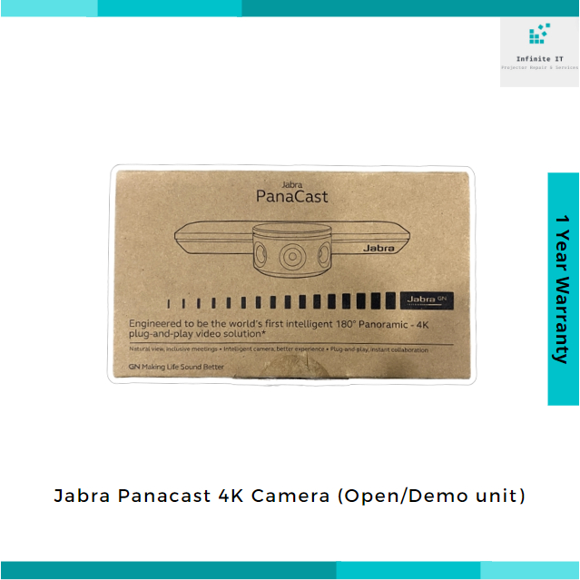 Jabra Panacast 180 degree Panoramic 4K Webcam / Conference Camera for ...