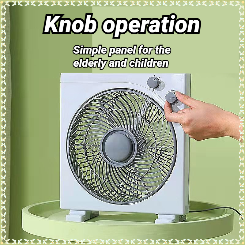 Bargain price🔥12" BOX FAN Bench fan Table Fan Desk Fan Energy Saving ...