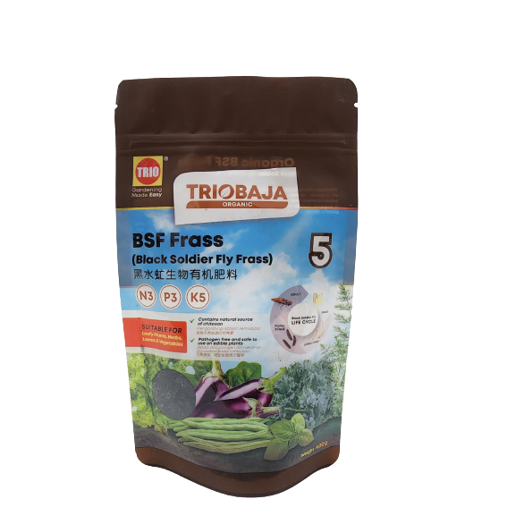 TRIOBaja Organic BSF Frass 5 (Black Soldier Fly Frass) - 400g ...