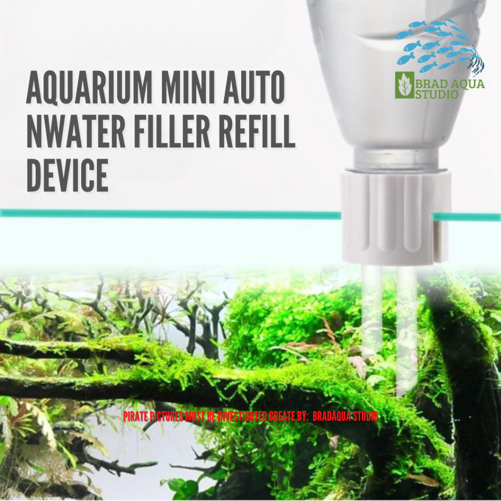 AQUARIUM Mini Automatic Water Filler Refill Device Aquarium Water Level ...