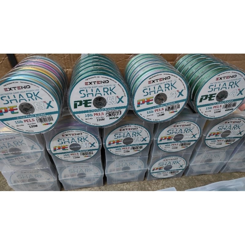 EXTEND SHARK HIGH POWER BRAIDED PE LINE | Shopee Malaysia