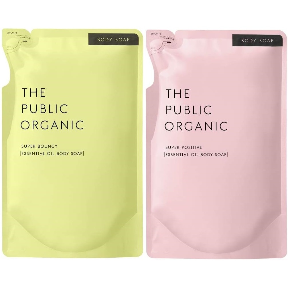The Public Organic Essential Oil Body Soap Refill Pack SUPER BOUNCY ...