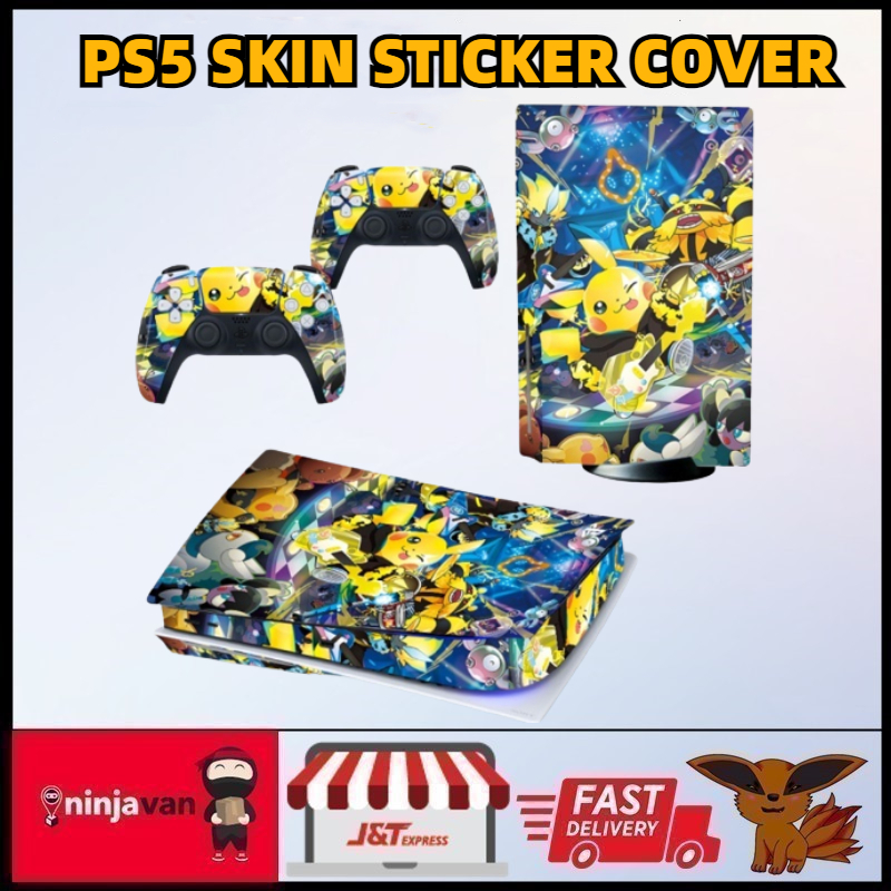 [ POKEMON ] Play Station 5 PS5 Skin Sticker Cover | Shopee Malaysia