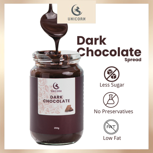 Unicorn Dark Chocolate（Less Sugar）/ Coklat Gelap （Kurang Gula）/黑巧克力面包酱 ...