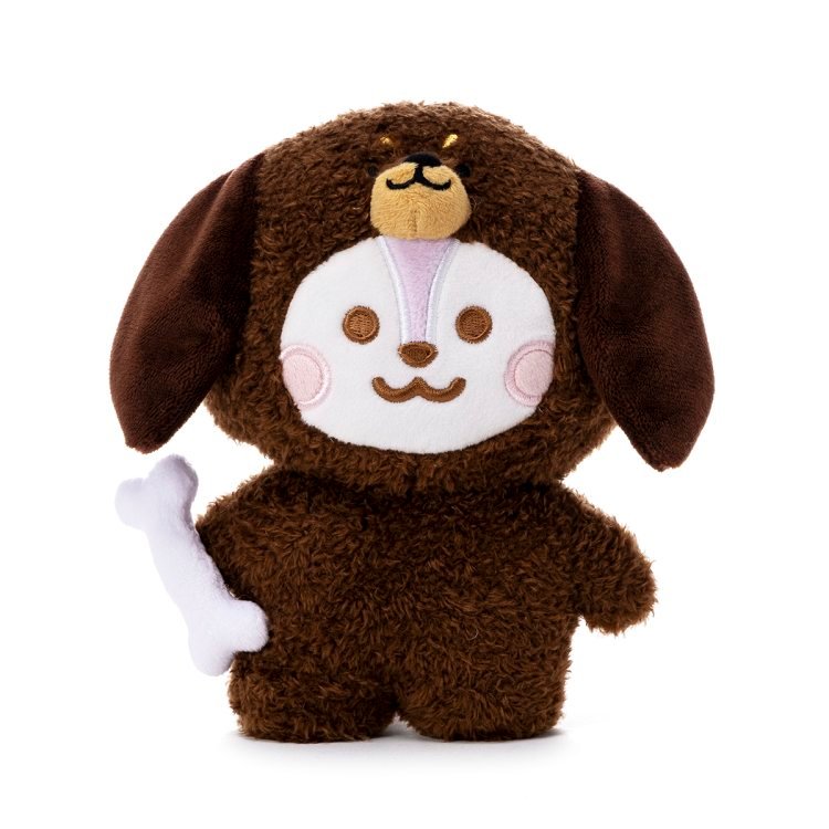 BTS BT21 Baby Dog ver, Little Friends Plush Doll MANG Line Friends 2023 ...