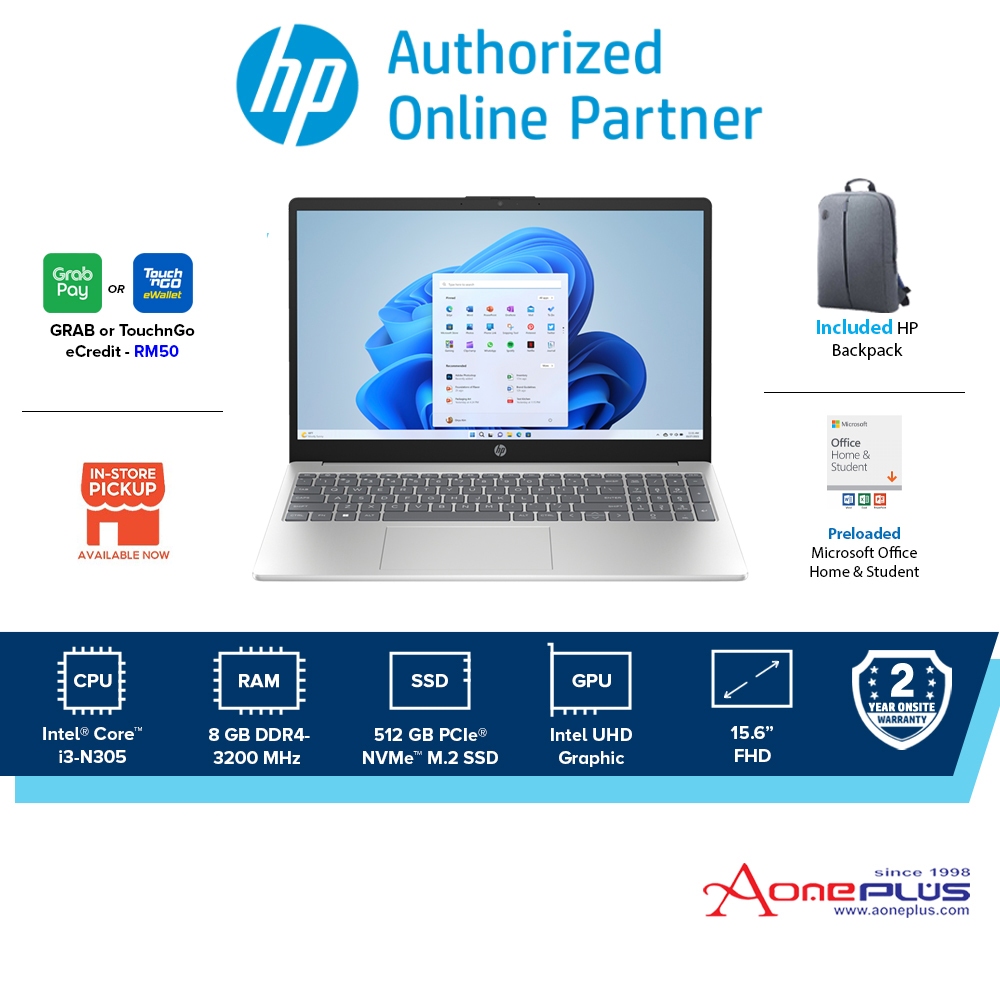 HP 15-FD0178TU (Gold)/ 15-FD0179TU (Blue) / 15-FD0181TU (Silver) Laptop ...