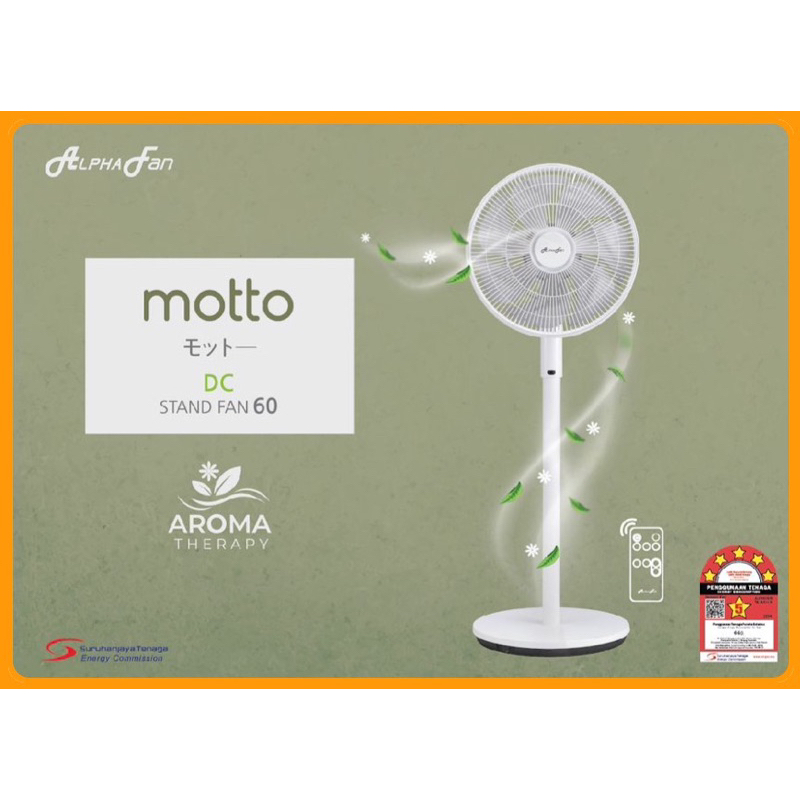 Alpha 14" Motto DC Stand Fan 60 | MOTTO DC STAND FAN SF60 (Strong Wind ...