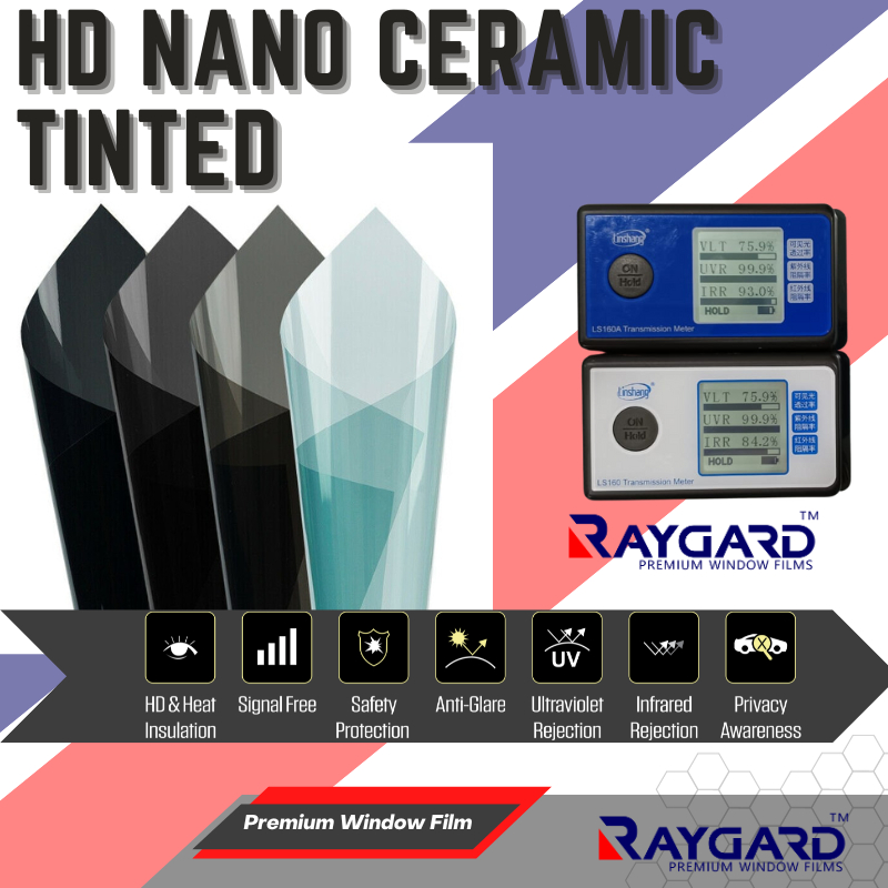 RAYGARD NANO CERAMIC TINTED ROLL LOCAL FAST DELIVERY JOHOR IR95 ...