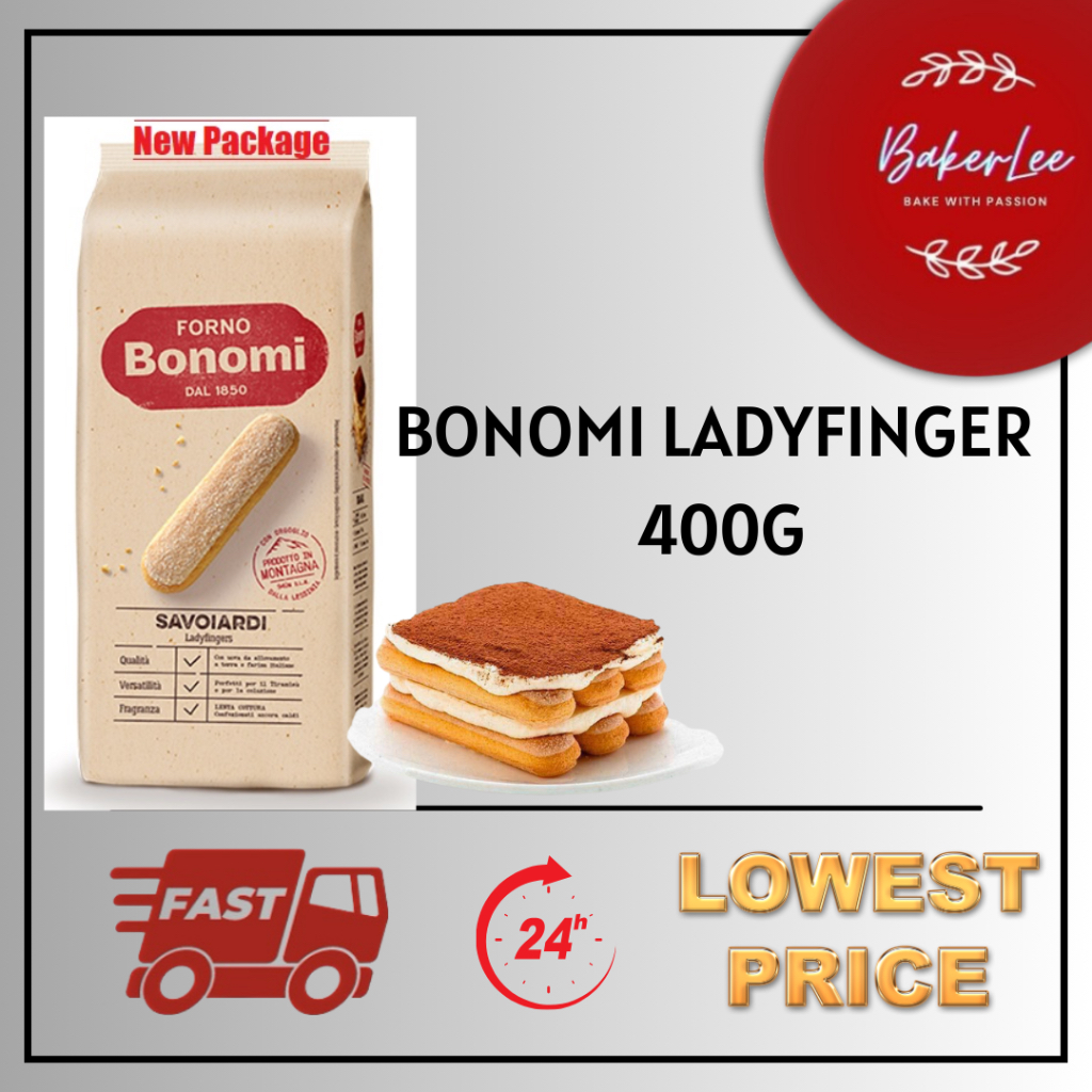 BONOMI LADY FINGER BISCUITS 400G 手指饼干 [TIRAMISU] | Shopee Malaysia