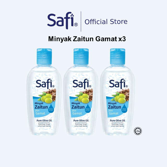 Safi Minyak Zaitun plus Gamat (150ml x 3) | Shopee Malaysia