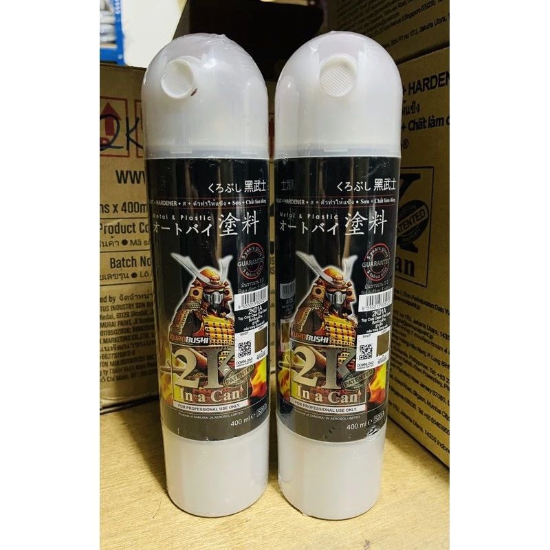 Samurai 2K 400mL Epoxy Aerosol Spray Paint – 2K01 Top Coat (100%) | Shopee Malaysia
