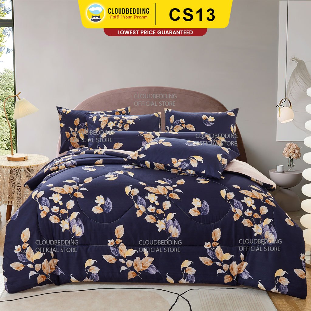 Comforter Set 7IN1 Super Single/ Queen/ King Cadar with Comforter ...