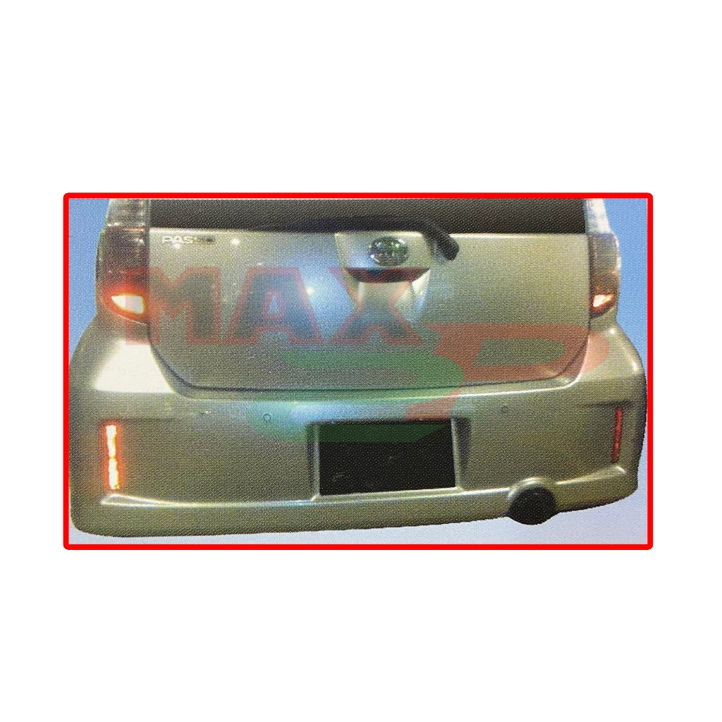 Perodua Myvi (TRD PASSO) Rear Back Bumper Fiberglass Fiber Body Kit ...
