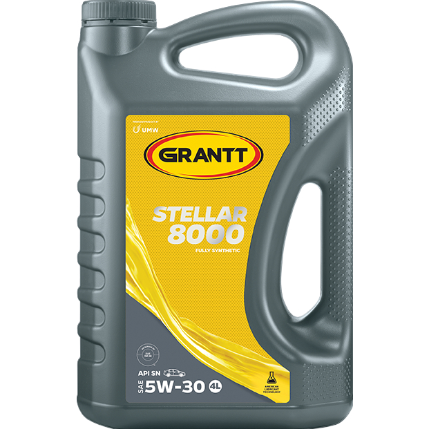 4 LITER GRANTT STELLAR 8000 SAE 5W30 FULLY SYNTHETIC ENGINE OIL. 4L 5W ...