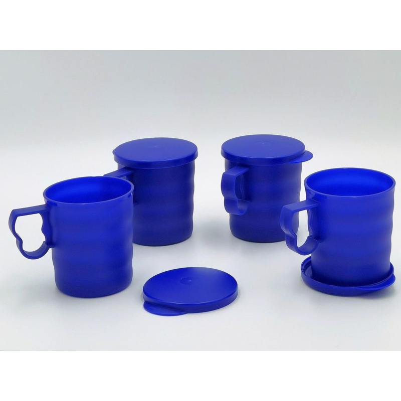 Tupperware Royale Blue Mugs 350ml (1) | Shopee Malaysia