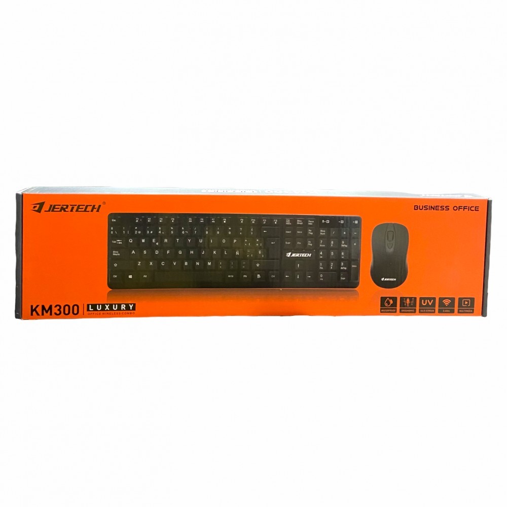JERTECH KM300 Wireless Combo Keyboard & Mouse | Shopee Malaysia