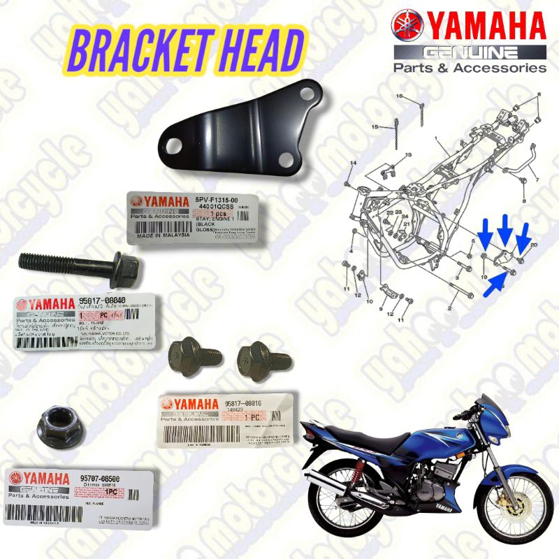 💯 ORIGINAL BRACKET HEAD YAMAHA RXZ | Shopee Malaysia