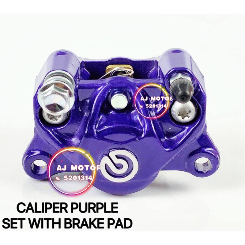 YAMAHA R25 MT25 V1 V2 V3 P34 2POT REAR CALIPER / BRACKET BRAKE BELAKANG ...