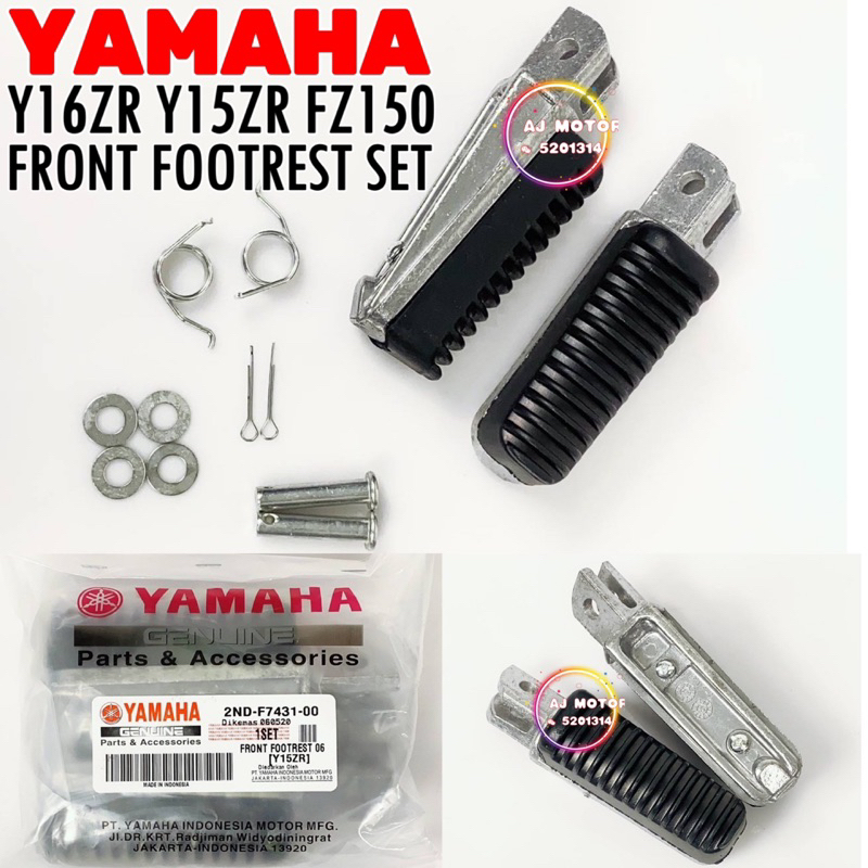 YAMAHA 2ND Y15ZR V1 V2 FZ150 V1 V2 V3 FRONT FOOTREST SET DEPAN PEMIJAK ...
