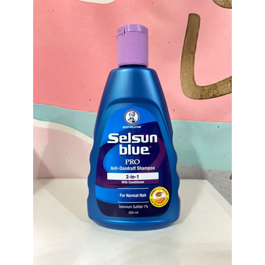 SELSUN BLUE PRO ANTI-DANDRUFF SHAMPOO 2-IN-1 WITH CONDITIONER | Shopee ...