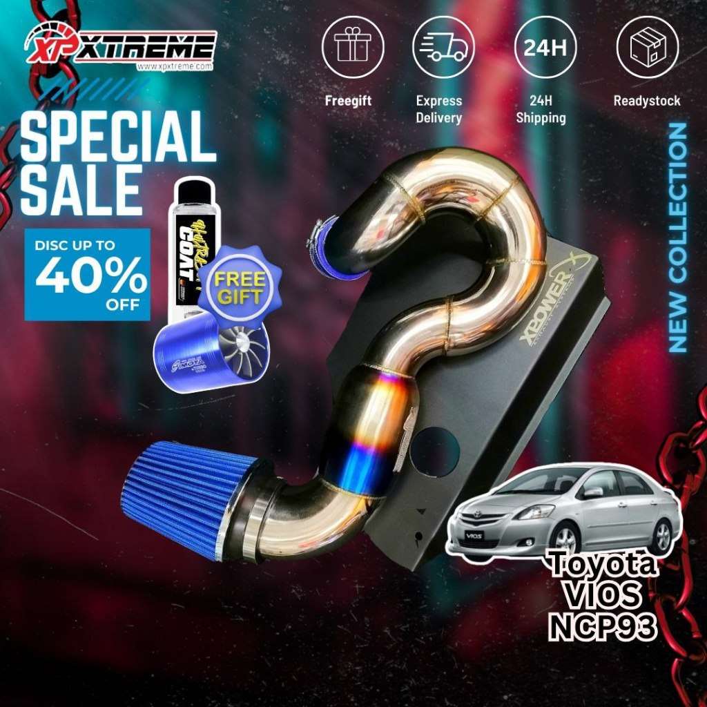 XPOWER TOYOTA VIOS (NCP93 2007-2014) NEW MODEL 1.5cc AIR INTAKE SYSTEMS ...