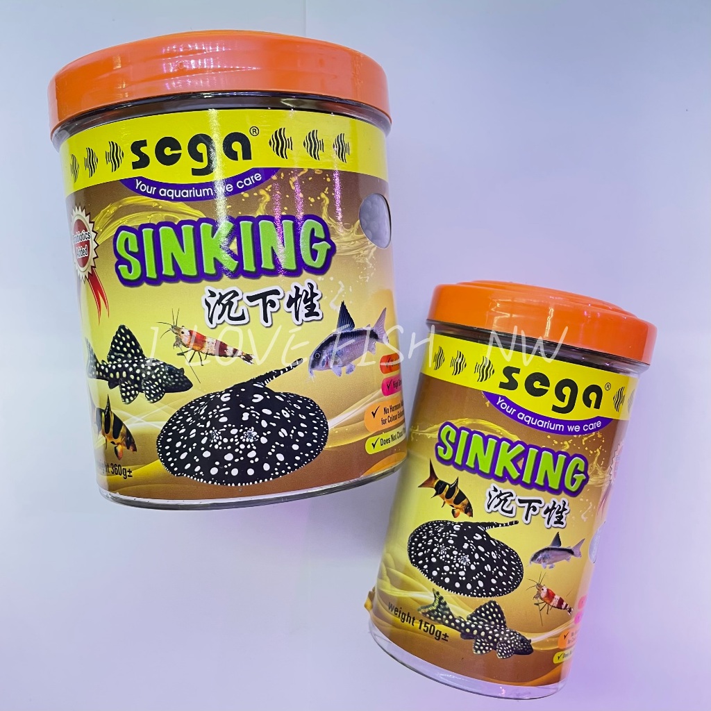 SEGA Sinking Fish Food ( 60gm / 150gm / 360gm ) | Shopee Malaysia