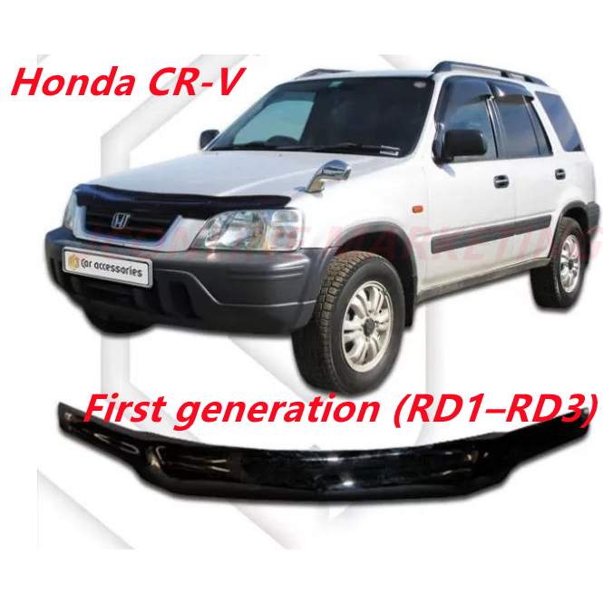 Honda CRV First Generation (RD1–RD3) Front Hood Bonnet Deflector / Bug Shield | Shopee Malaysia