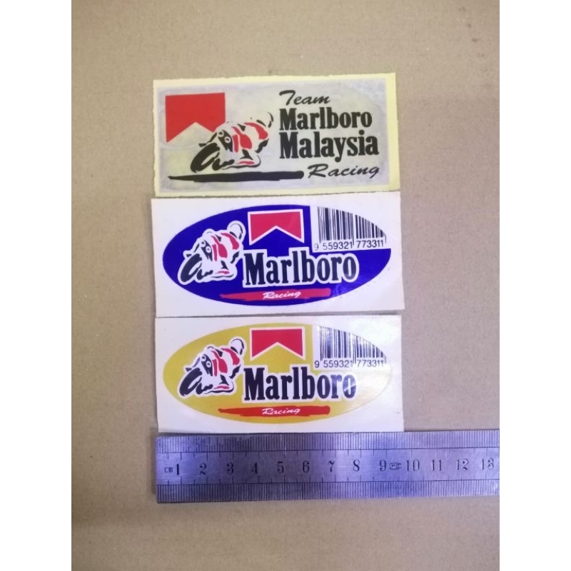 Sticker Marlboro Racing (Old Model Lama) | Shopee Malaysia