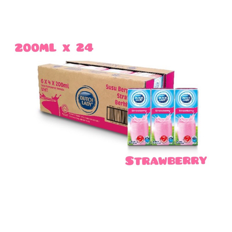 Dutch Lady Milk / Nestle MILO Activ-Go UHT (200ml x 24 Packs) | Shopee ...