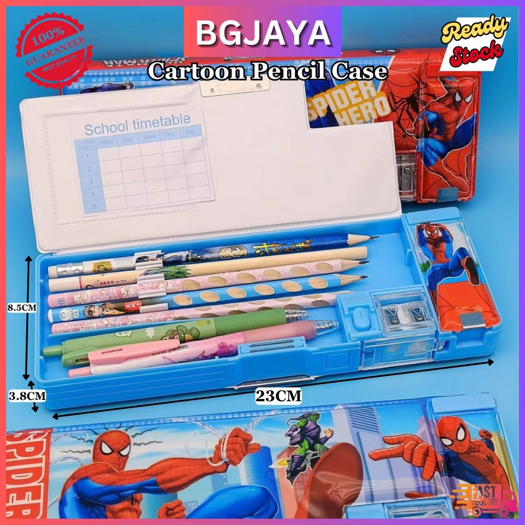 Cartoon Pencil Case Kids Magnet Pencil Case Students Pencil Box School ...