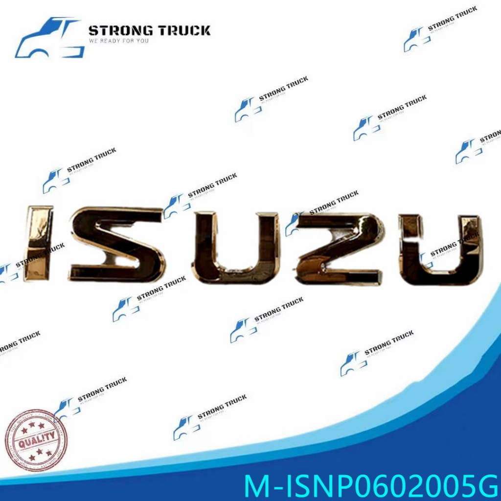 ISUZU NQR/NPR PRO/NLR PRO GOLD/CHROME LOGO MARK EMBLEM | Shopee Malaysia