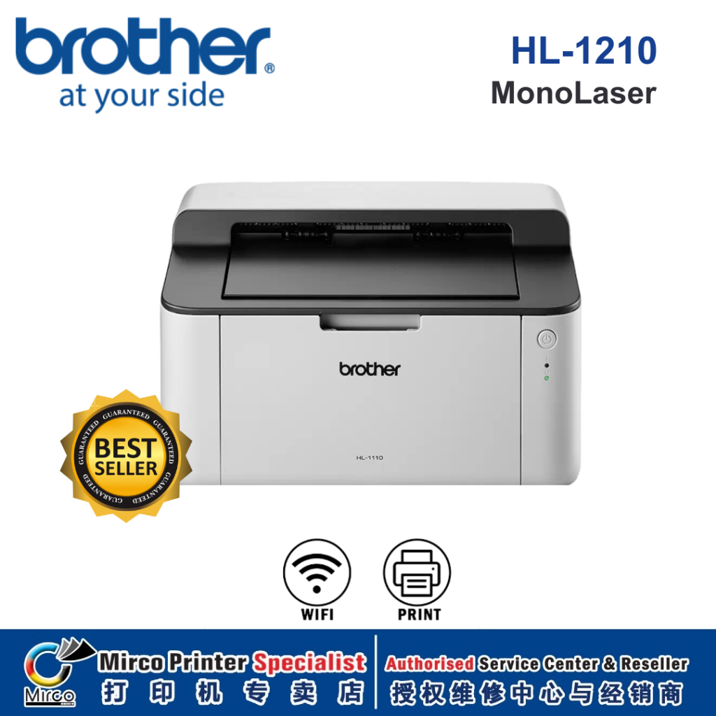 Brother HL-1210W Mono Laser Printer( TN1000 / DR1000) | Shopee Malaysia