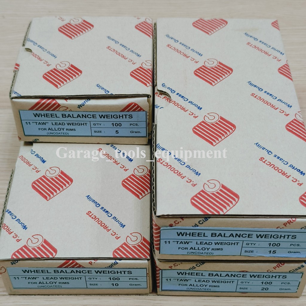 GTE 100Pcs Wheel Balance Lead Weights For Alloy Rims | Sport Rim ...