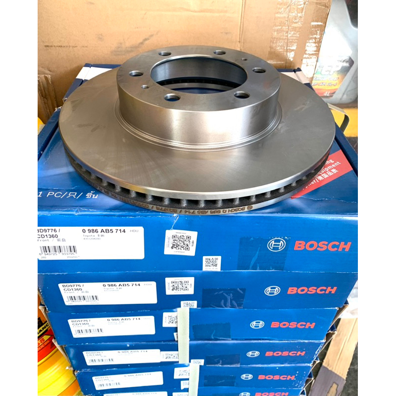 TOYOTA HILUX REVO 2016(2PCS)BD 9776 BOSCH FRONT DISC ROTOR 1 PAIR 318MM ...