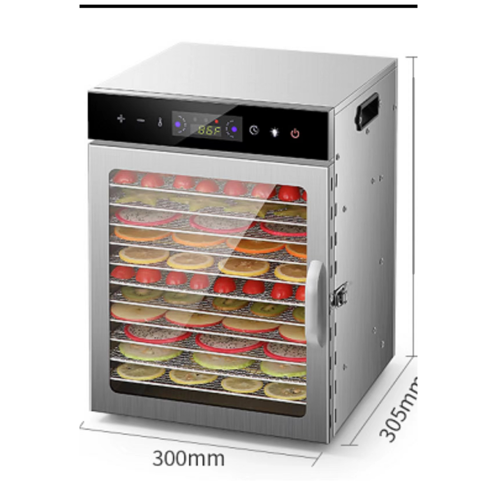Stainless Steel Healthy Food Dehydrator with 6 Drying Racks/fruit dryer ...