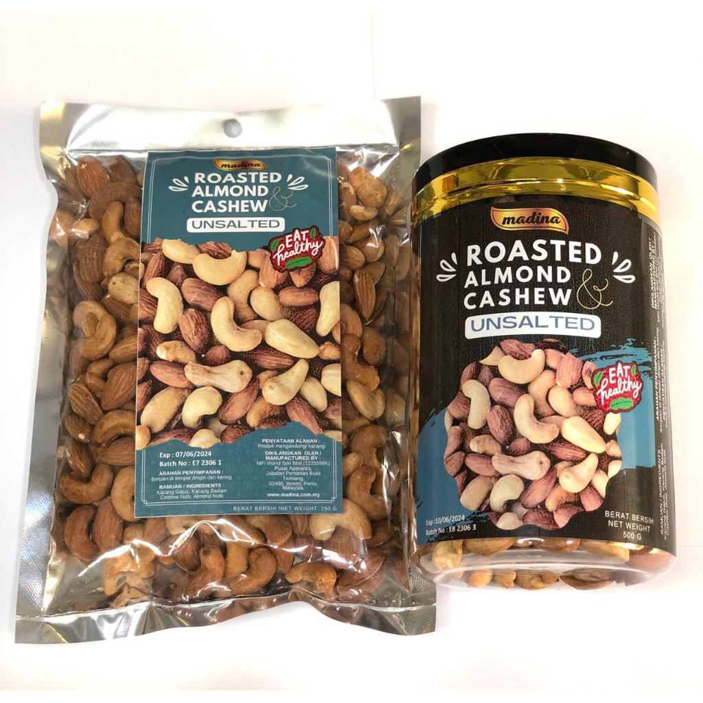 [UNSALTED, ROASTED] Mix Nuts with Seeds & Fruits/USA Almond/Cashew Nuts ...
