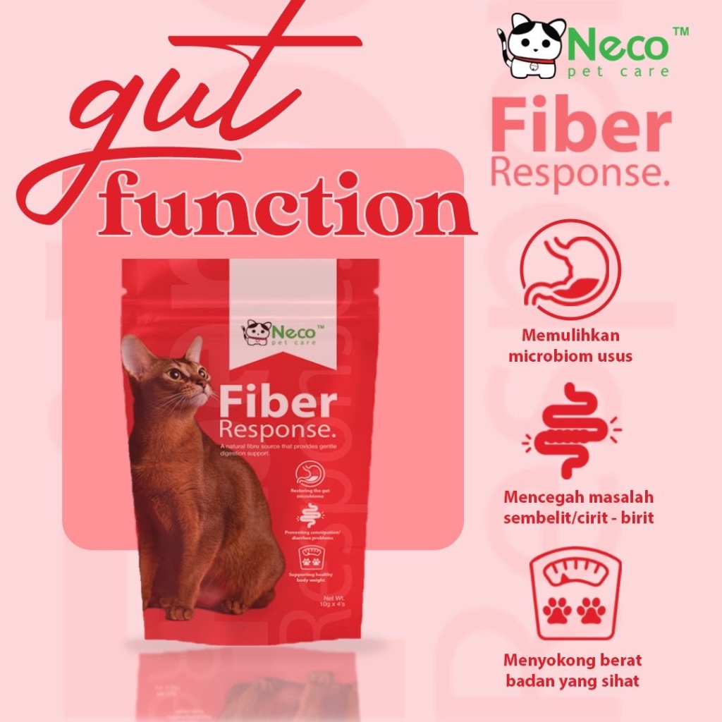 Neco Fiber Response cat 40g | Shopee Malaysia