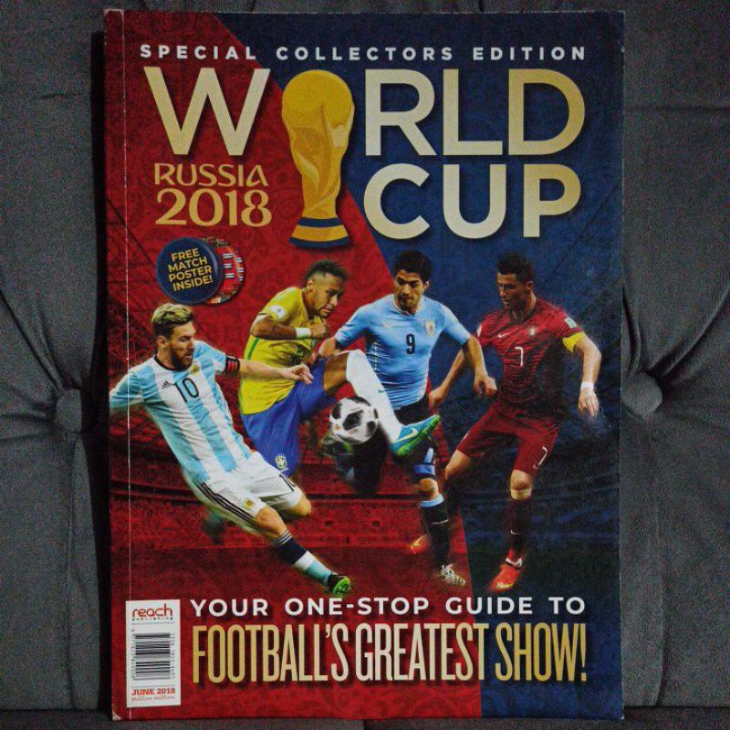 Majalah Bola Sepak Piala Dunia 2018 World Cup Magazine | Shopee Malaysia