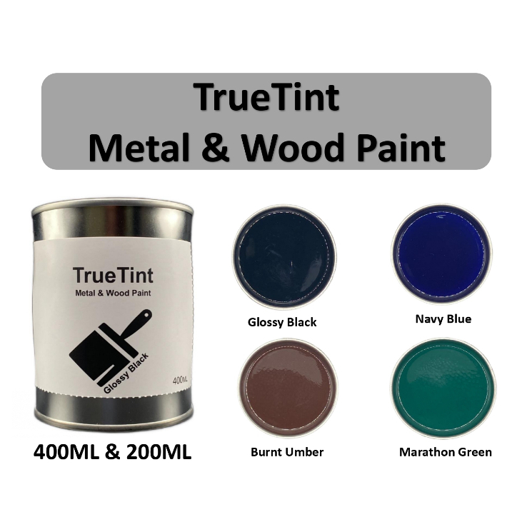 TrueTint High Gloss Metal & Wood Paint/ Cat Besi & Cat Kayu Kilat ...